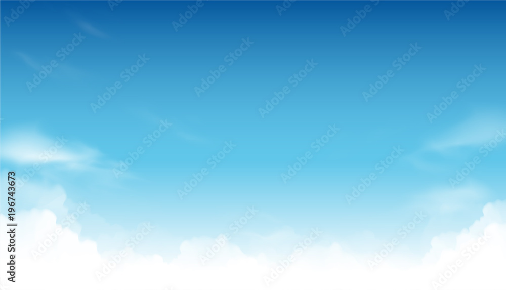 Sky vector background Stock Vector | Adobe Stock