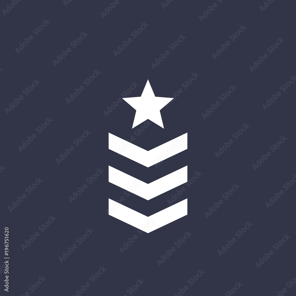 Military rank, army vector Stock Vector | Adobe Stock