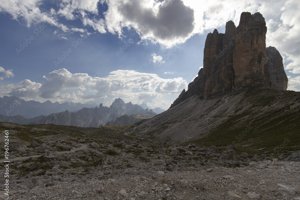 Foto de le 3 cime di lavaredo e come si vede il rifugio lavaredo do ...