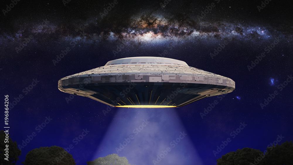 Real Alien Spaceships In Sky