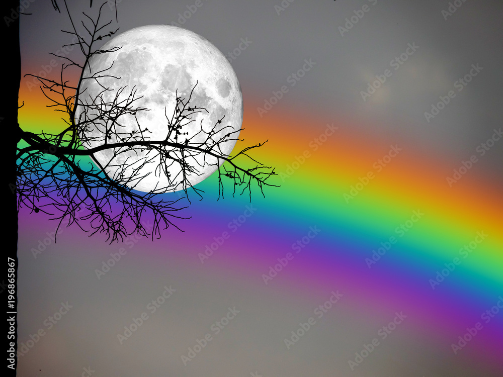 Night Sky Rainbow