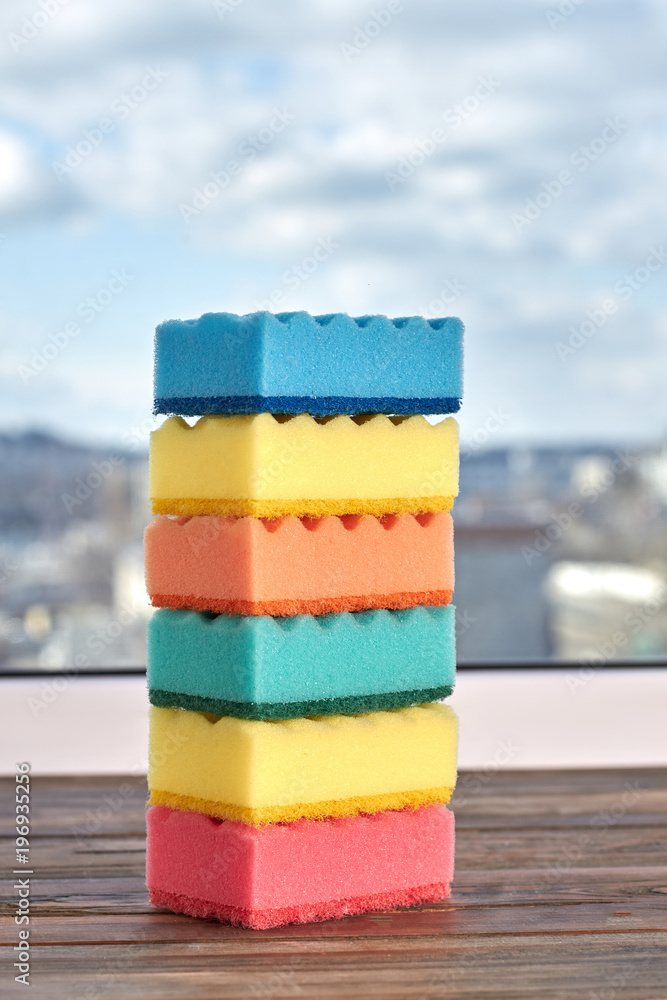 Colorful Kitchen Sponges