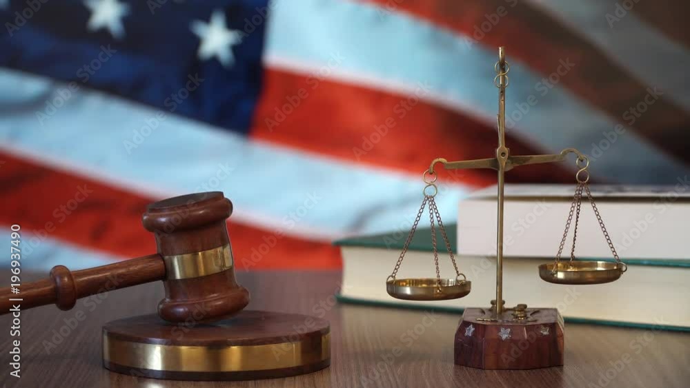 Justice for US Laws in American Court Stock Video | Adobe Stock