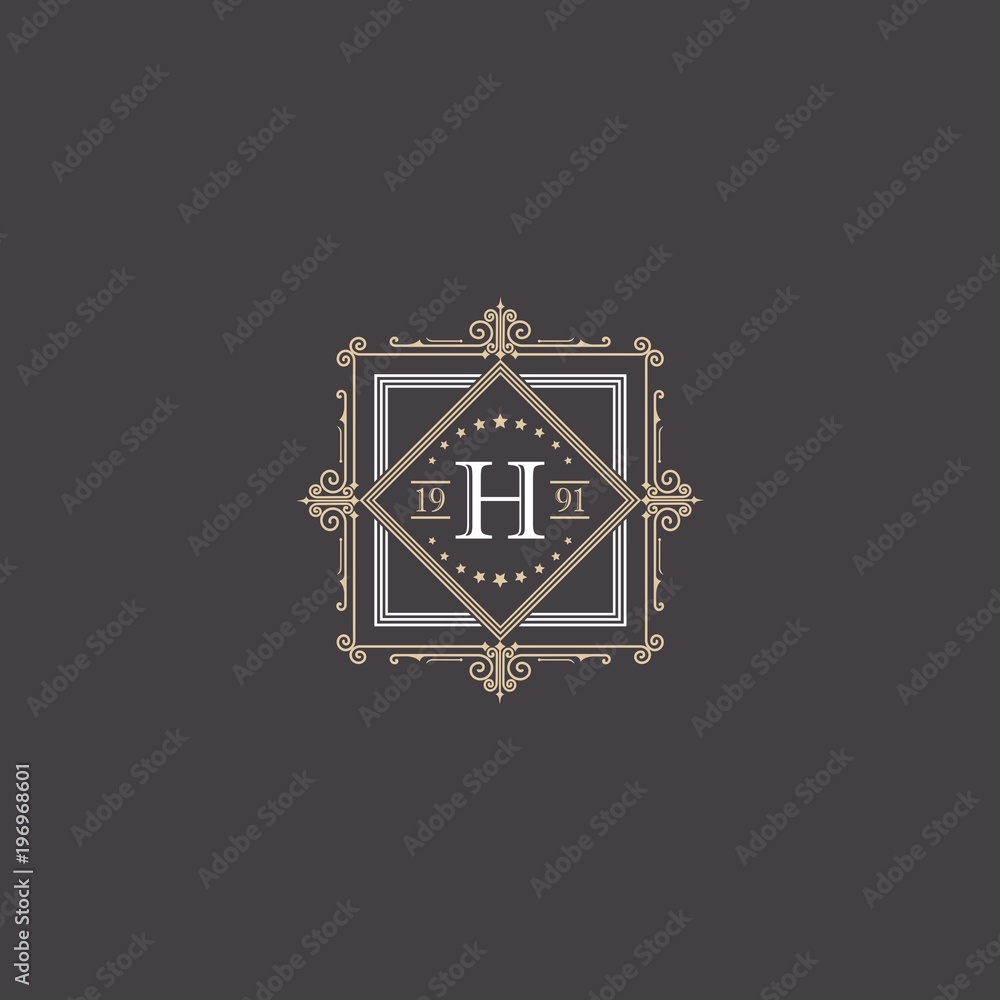 Crests logo,Hotel logo, luxury letter monogram vector logo design ...