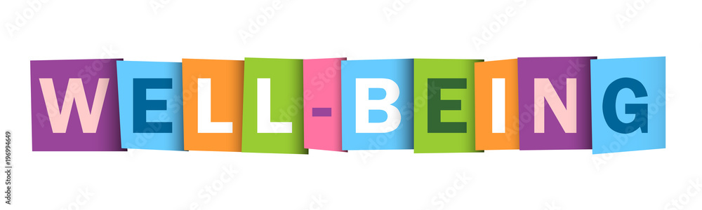 WELL-BEING Vector Letters Icon Stock Vector | Adobe Stock