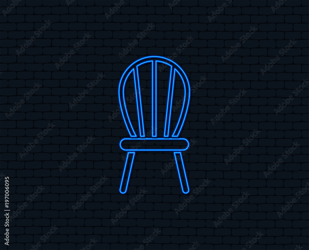 Wall Sign On The Chairs