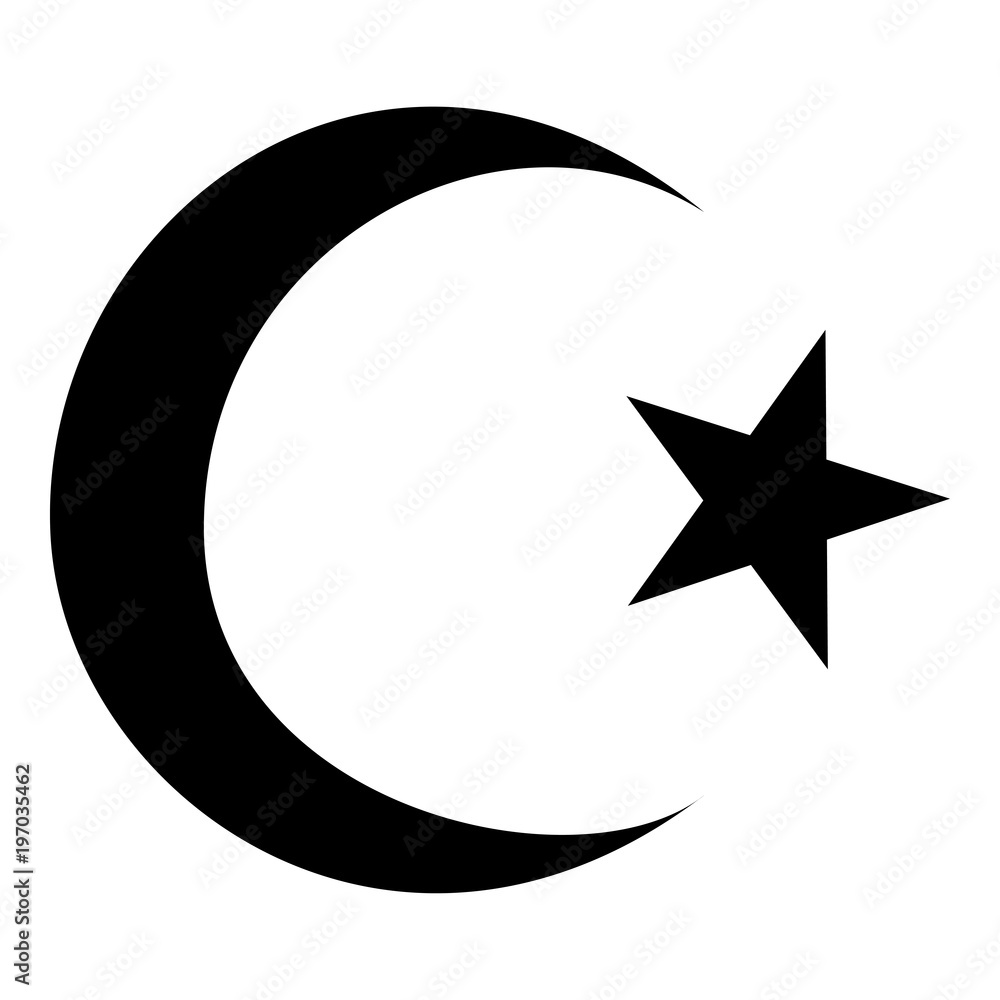 Islam Symbol Black