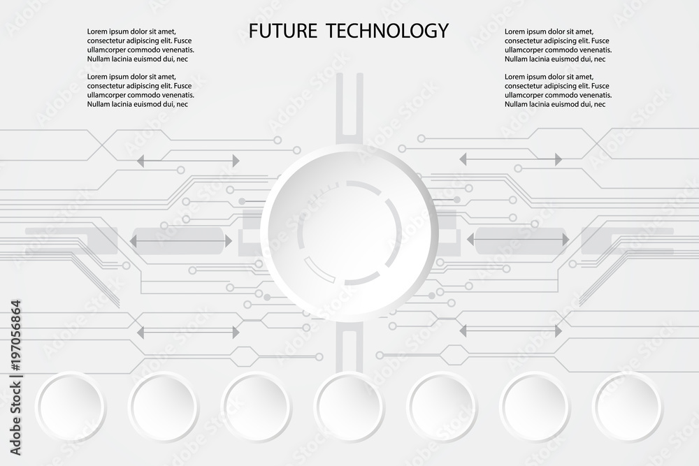 Flow chart connect digital line engineering in world future technology ...