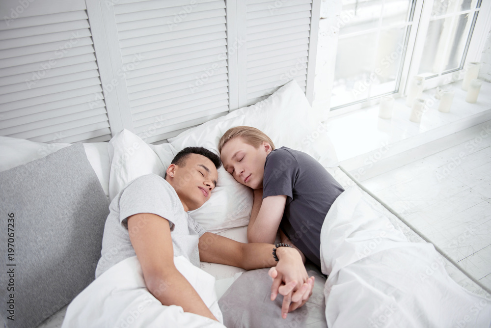 Holding Hands While Sleeping