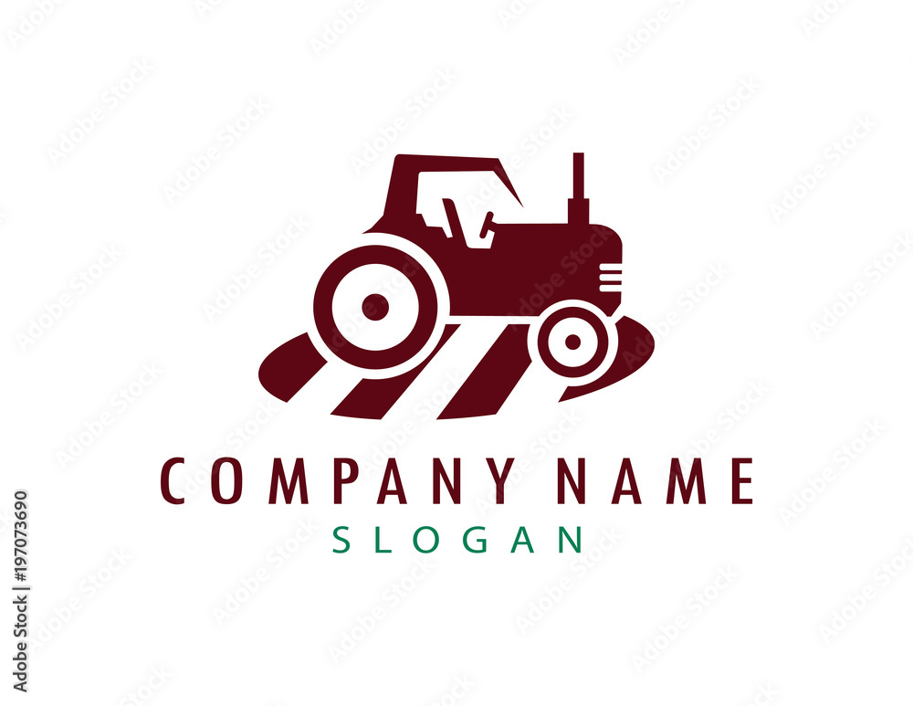 Tractor logo Stock Vector | Adobe Stock