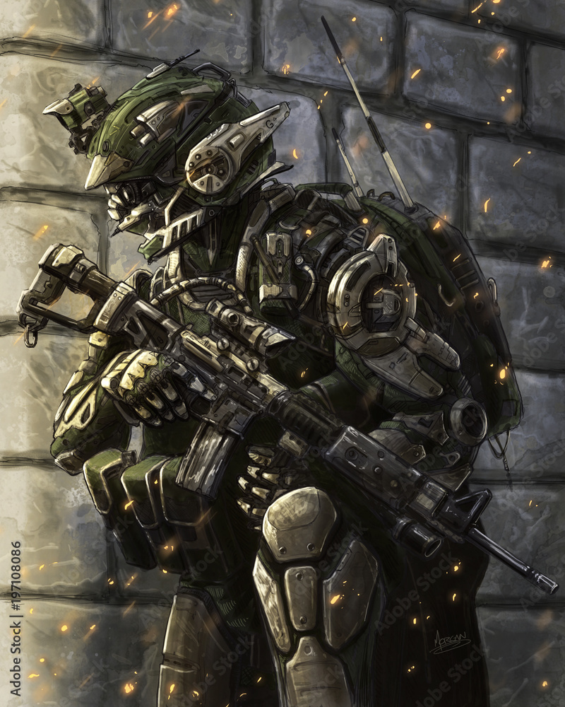 Future Soldier Art