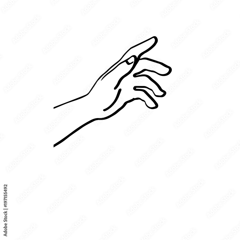Holding Something Drawing