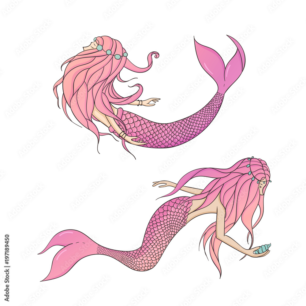 Mythical Sea Creatures Mermaids