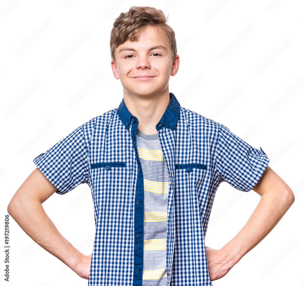 Confident Teen Boy