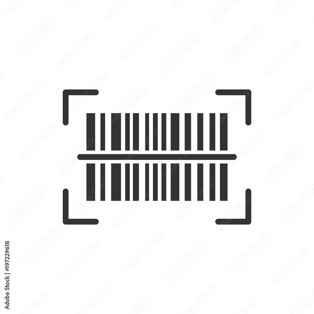 Barcode product distribution icon. Vector illustration. Business ...