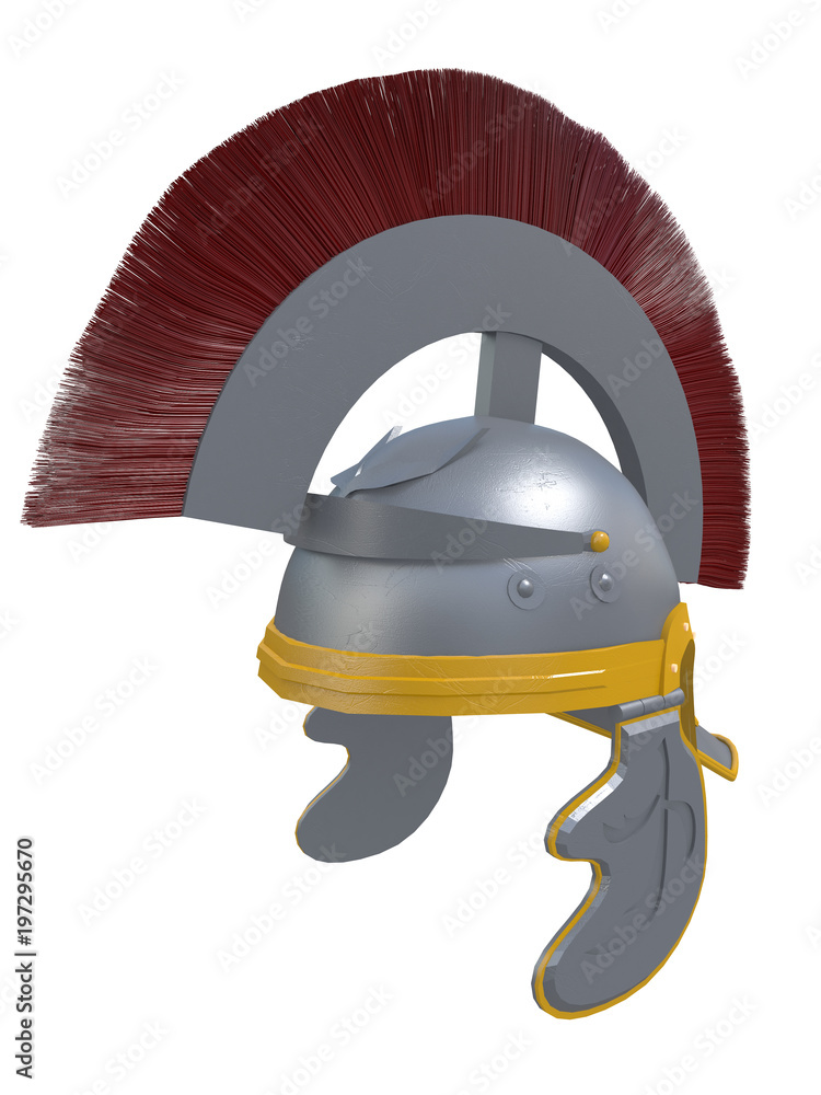 Roman Helmet Side View