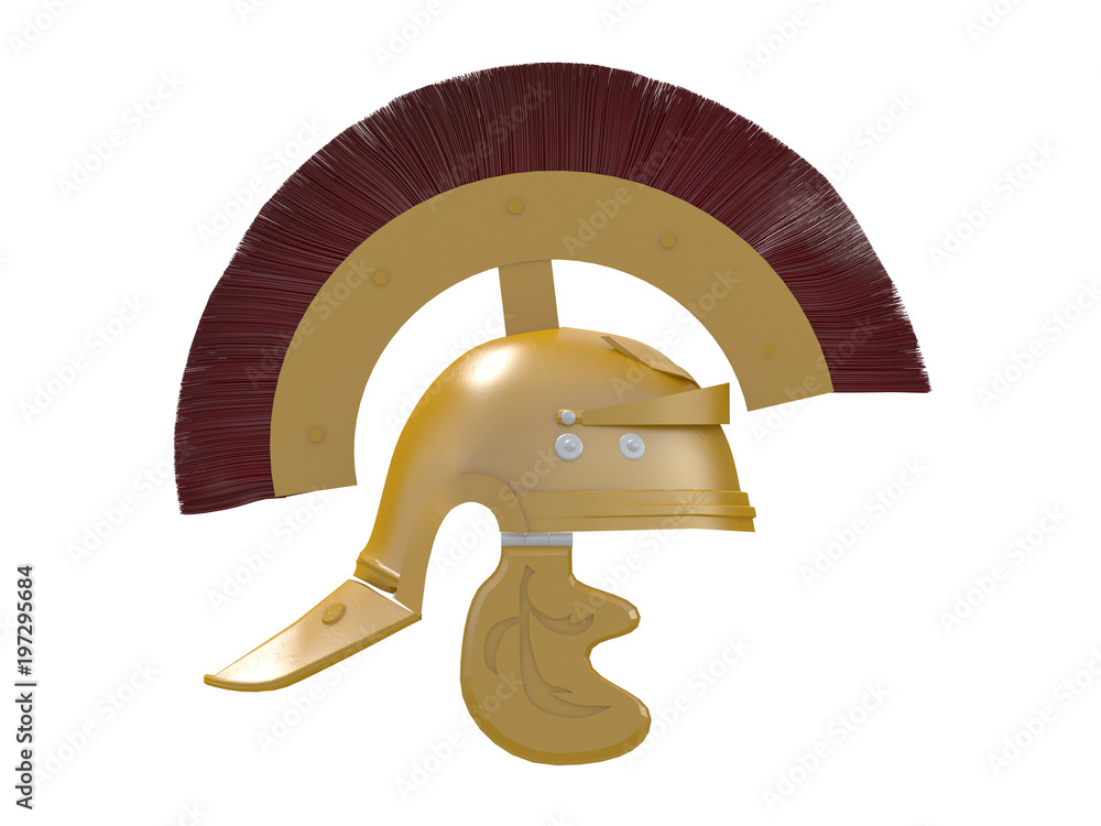 Roman Helmet Side View