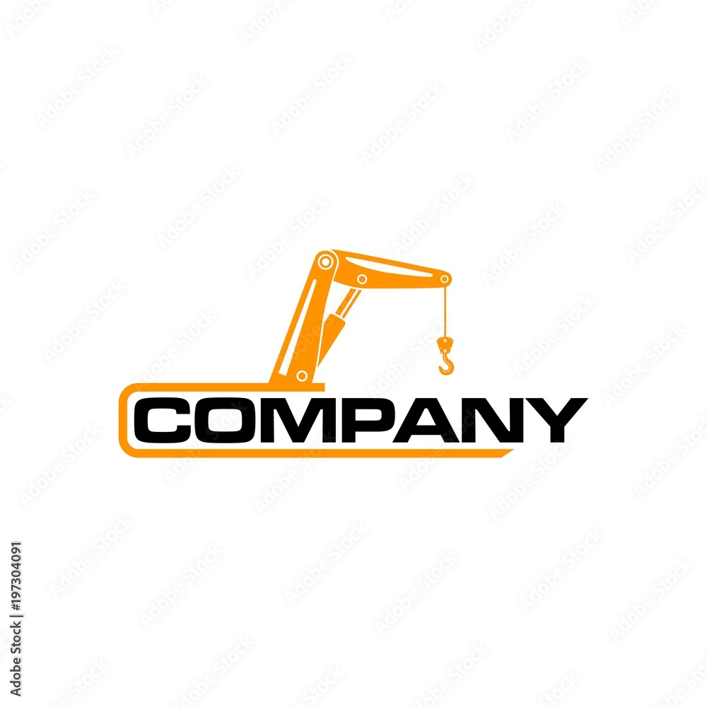 crane logo vector Stock Vector | Adobe Stock