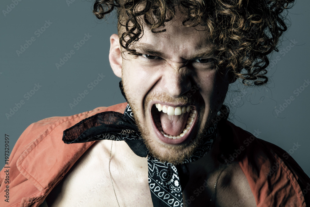 Young and attractive and muscular ginger man Stock Photo | Adobe Stock