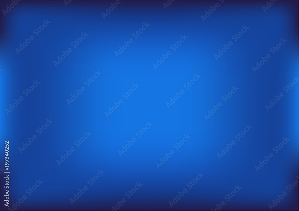Abstract blue background. Mesh gradient background with dark frame ...