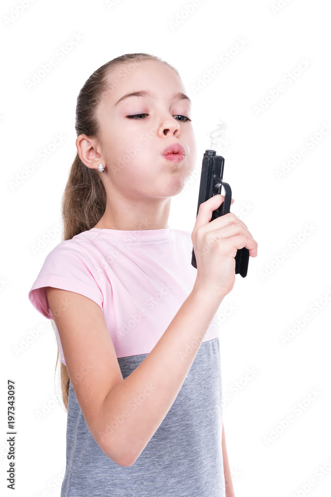 Smoke From Gun Barrel