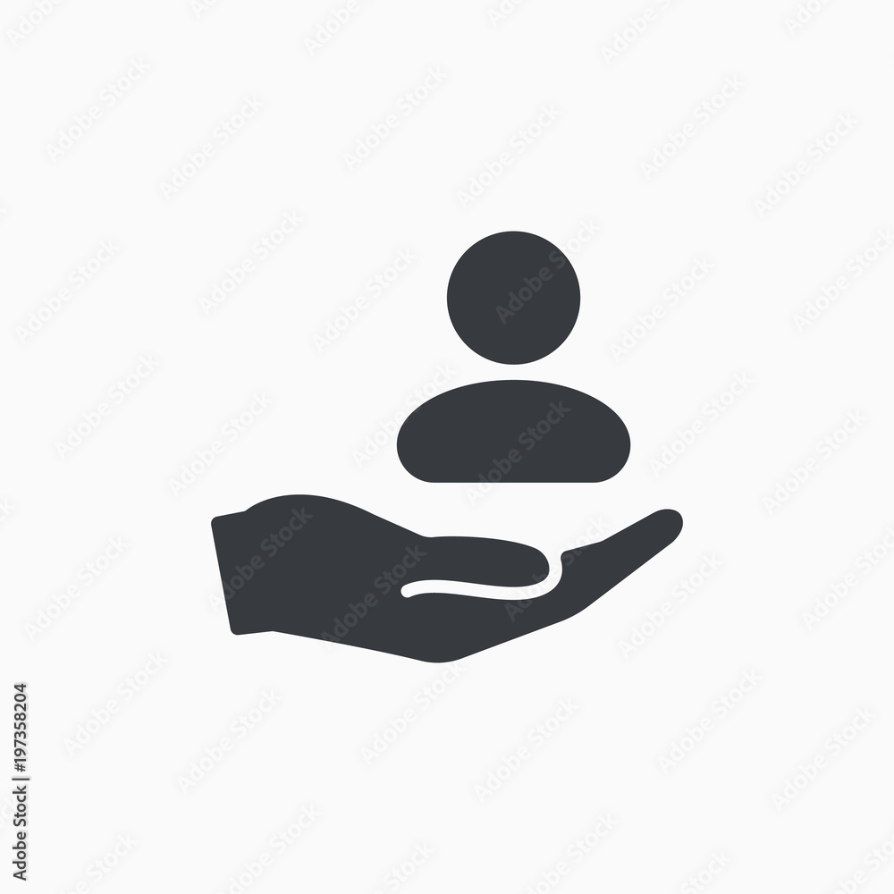 Customer icon. Customer Retention Vector Icon. Patient assistance icon ...