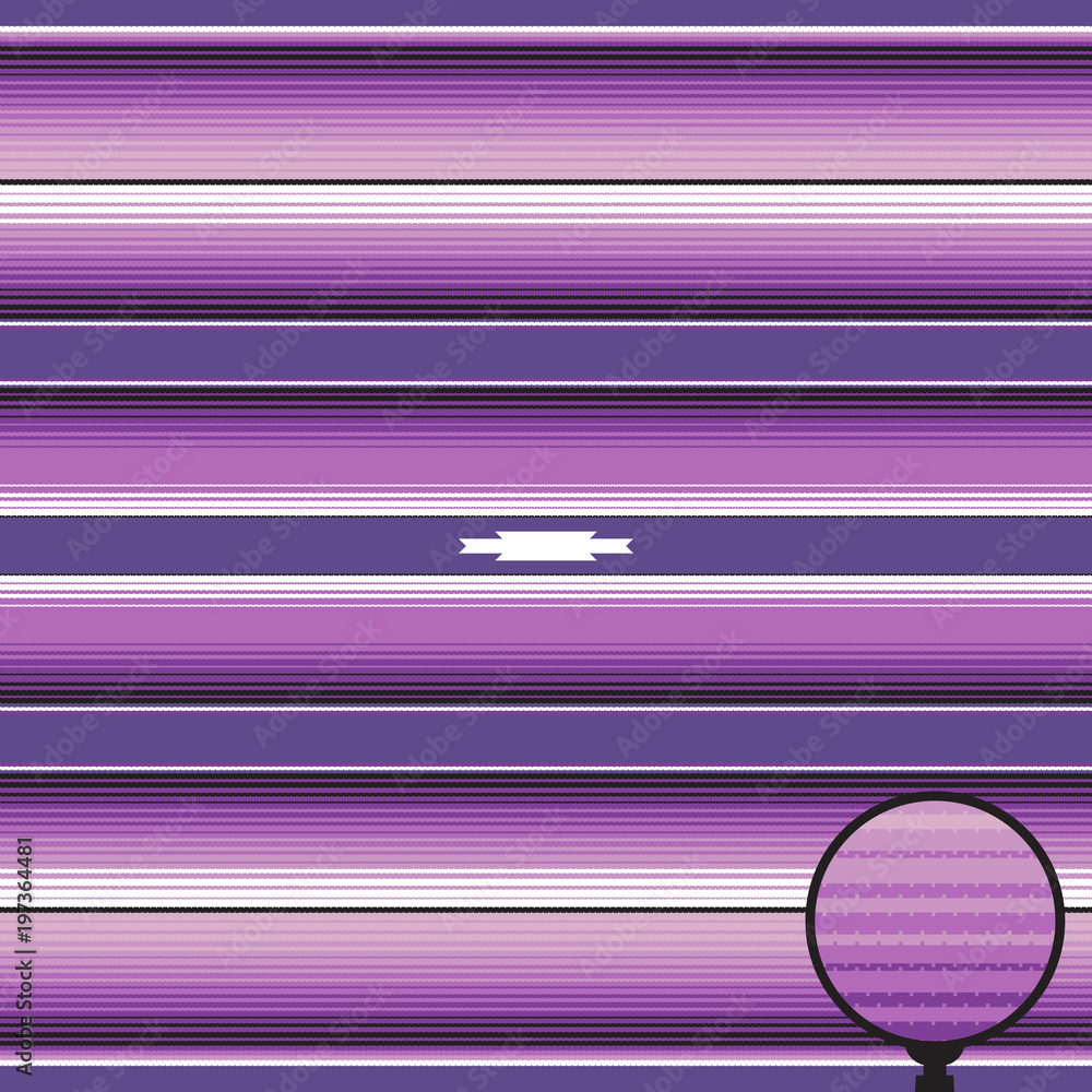 Mexican Blanket Pattern Purple