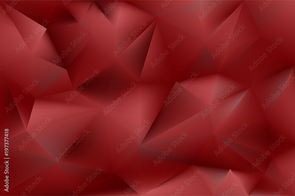 3d abstract red crystal background. Stock Vector | Adobe Stock