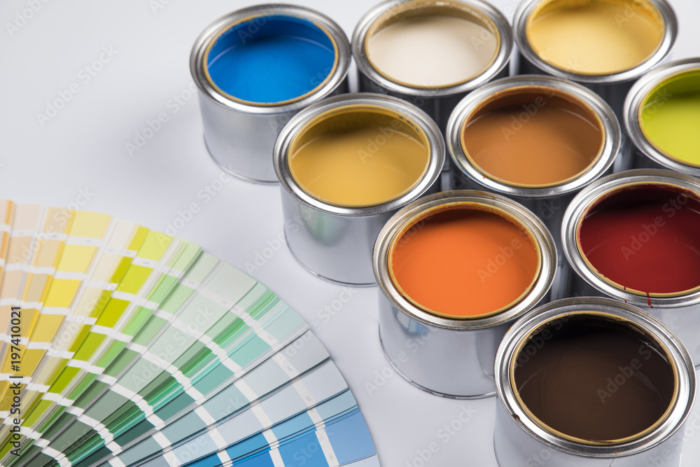 Color palette, can background Stock Photo | Adobe Stock