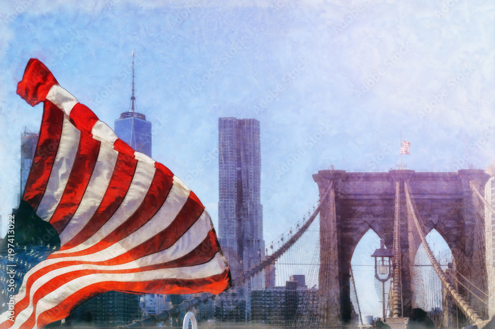 The Brooklyn Bridge in New York City is one of the oldest suspension ...