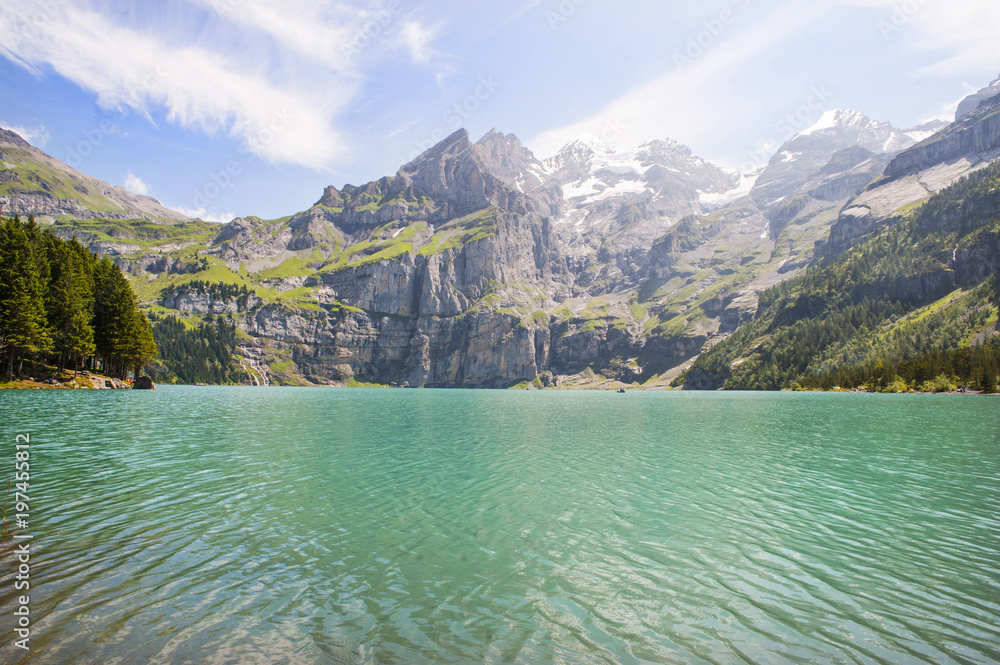 Oeschinensee Stock Photo | Adobe Stock