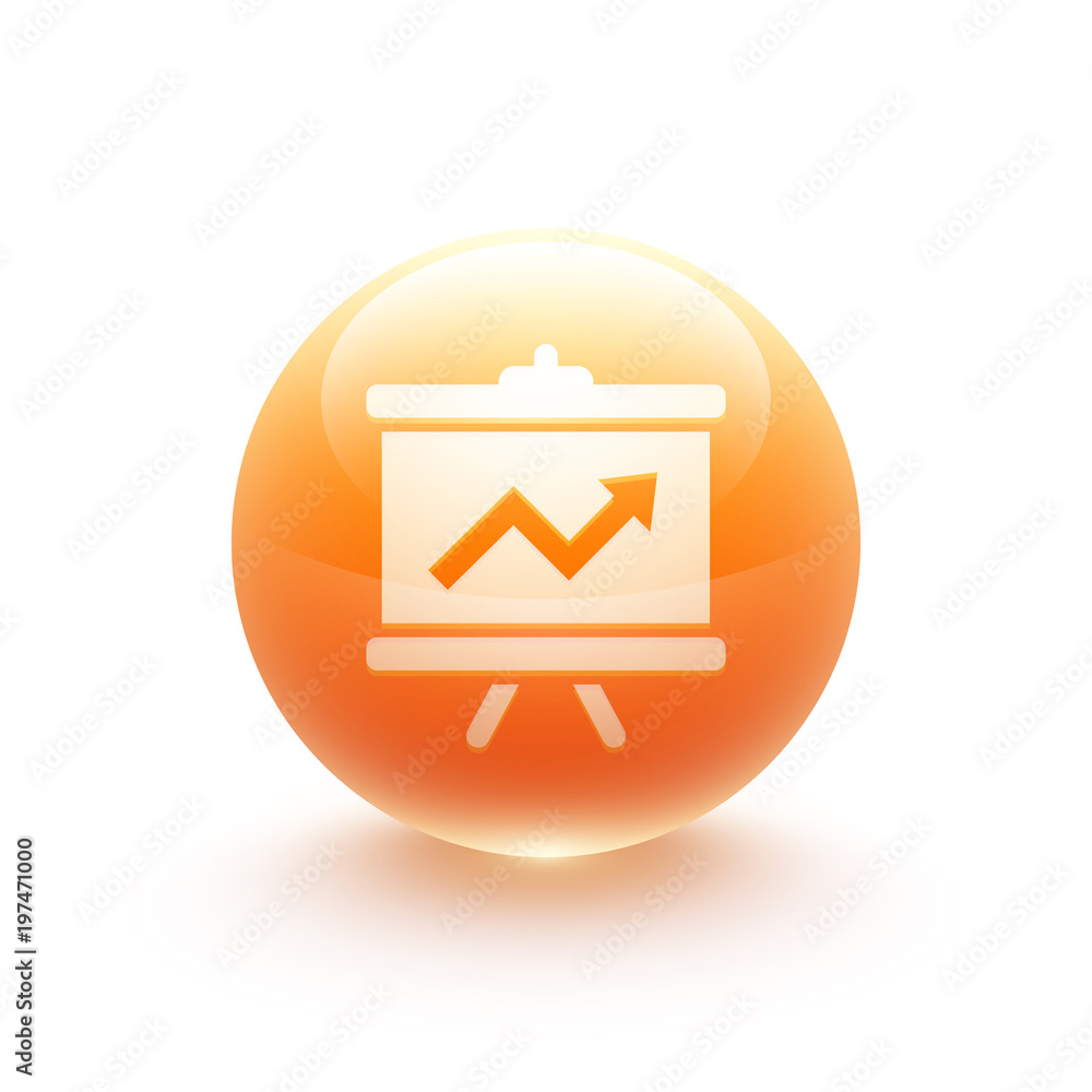 icône présentation résultat tableau Stock Vector | Adobe Stock