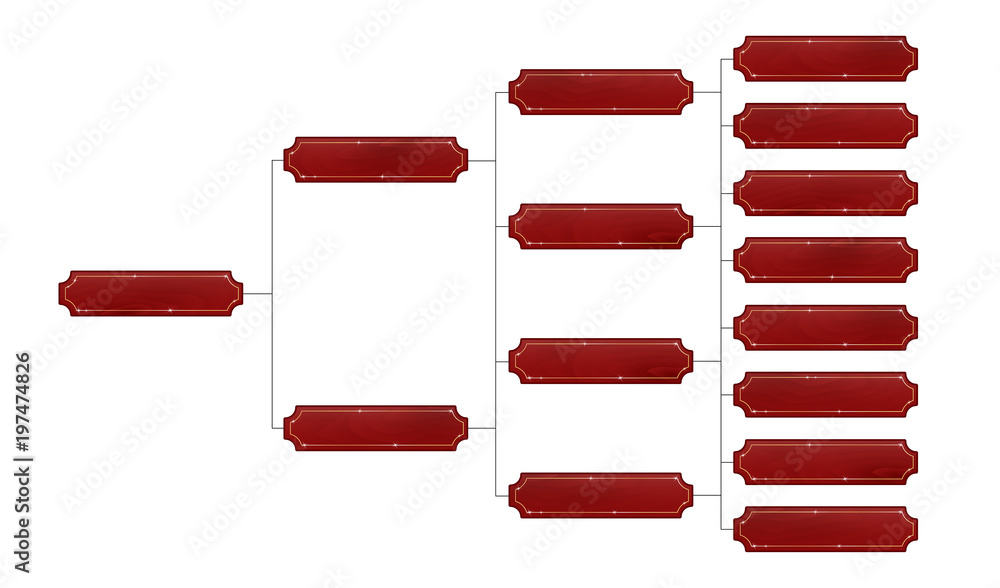 Board with a gold border on a white background. Family tree. Genealogy ...
