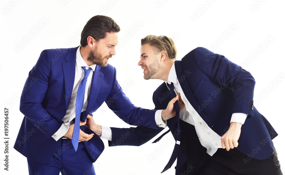 Rude, brutal, angry business people. Stock Photo | Adobe Stock