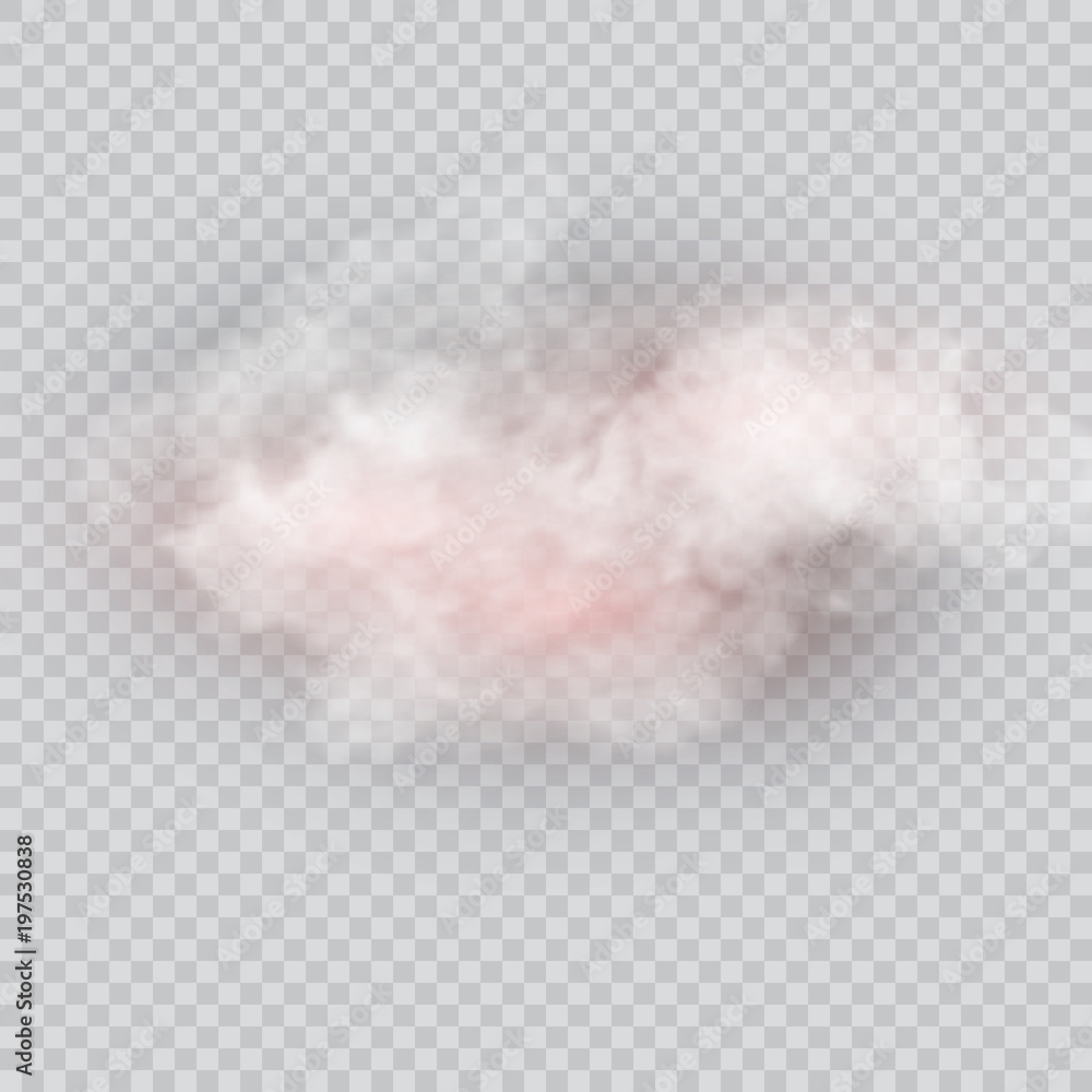 Vector set of realistic isolated cloud on the transparent background ...