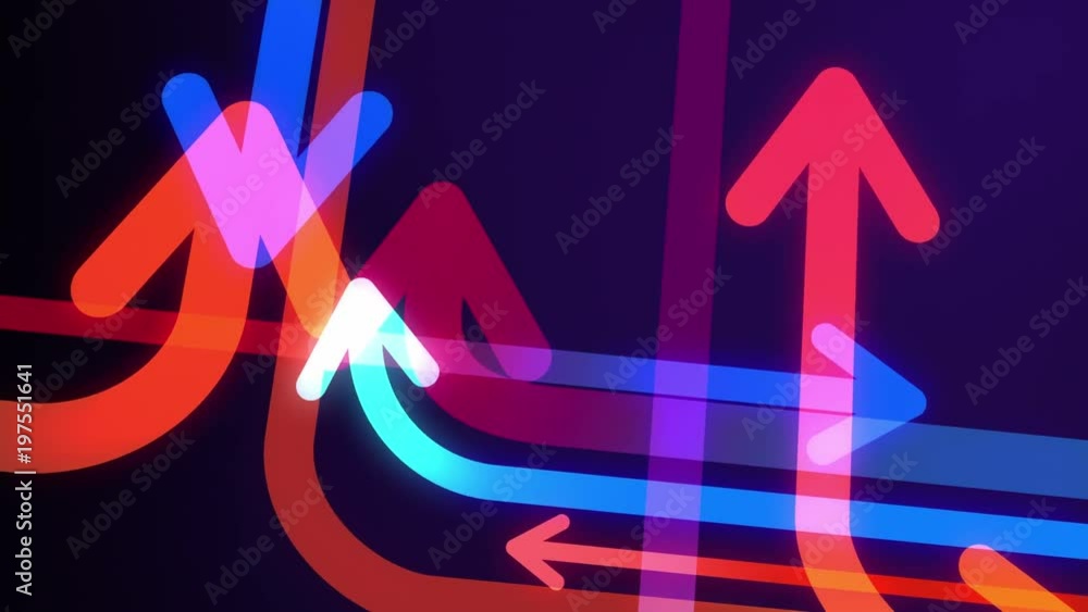 Abstract arrows background. Loop section from 6:00 to 41:00, so you can ...