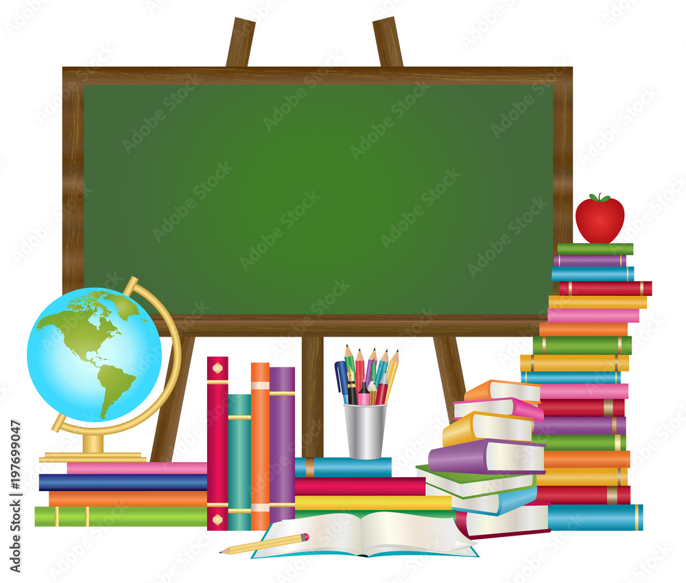 School Chalkboard Clipart