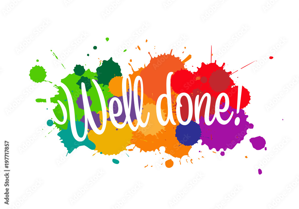 Well Done Stock Vector Adobe Stock Well Done Stock Vector Adobe Stock