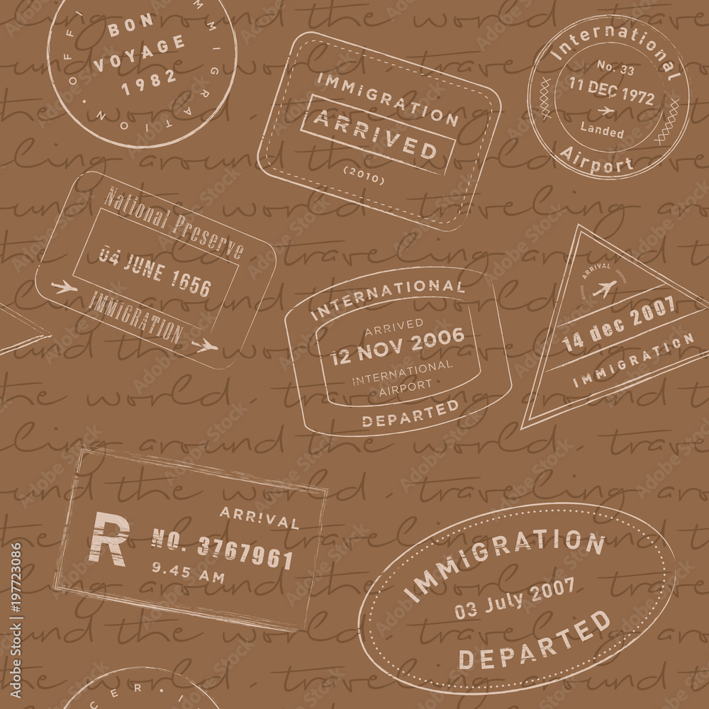 Vecteur Stock Stamp pattern with text background. Classic, vintage, and ...