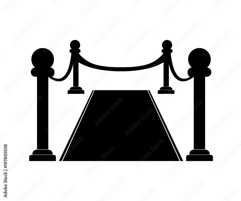 Red carpet icon Stock Illustration | Adobe Stock