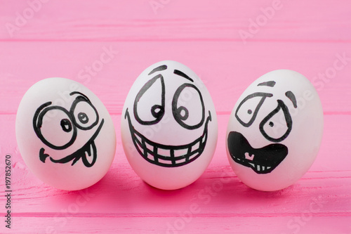 Easter Egg Designs Faces