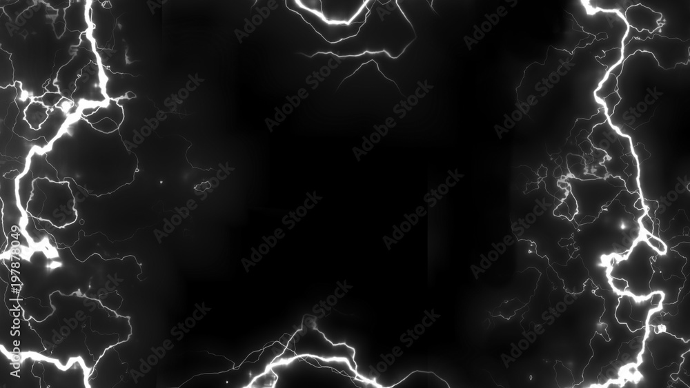 Black And White Lightning