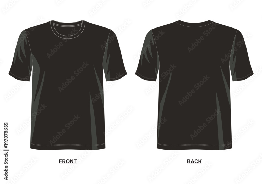 design vector t shirt template collection for men Stock Vector | Adobe ...