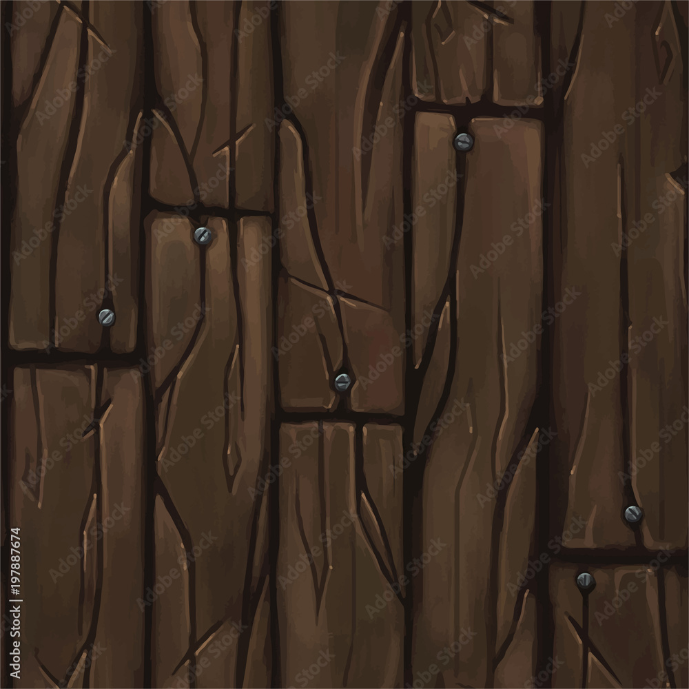 Wooden floor. Seamless texture. Vector illustration. Stock Vector ...