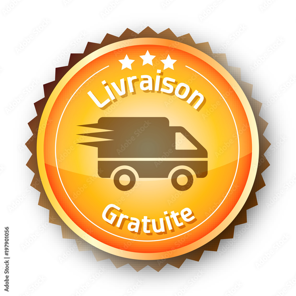 Icône pour commerce en ligne - Livraison gratuite Stock Vector | Adobe ...