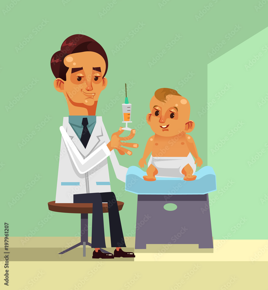 Vaccine Injection Cartoons