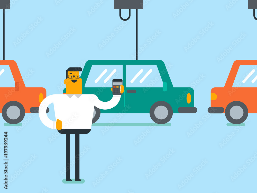 Car Assembly Line Clip Art