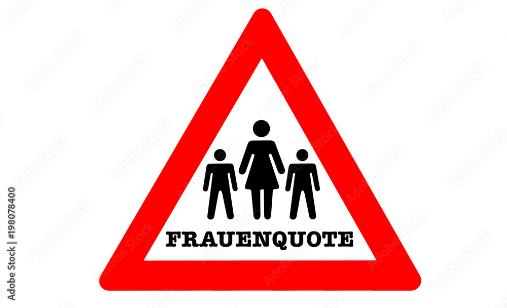 Frauenquote Stock-Illustration | Adobe Stock