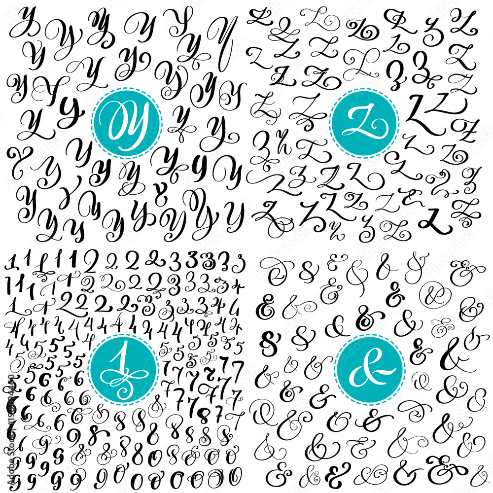 The Letter Y In Calligraphy