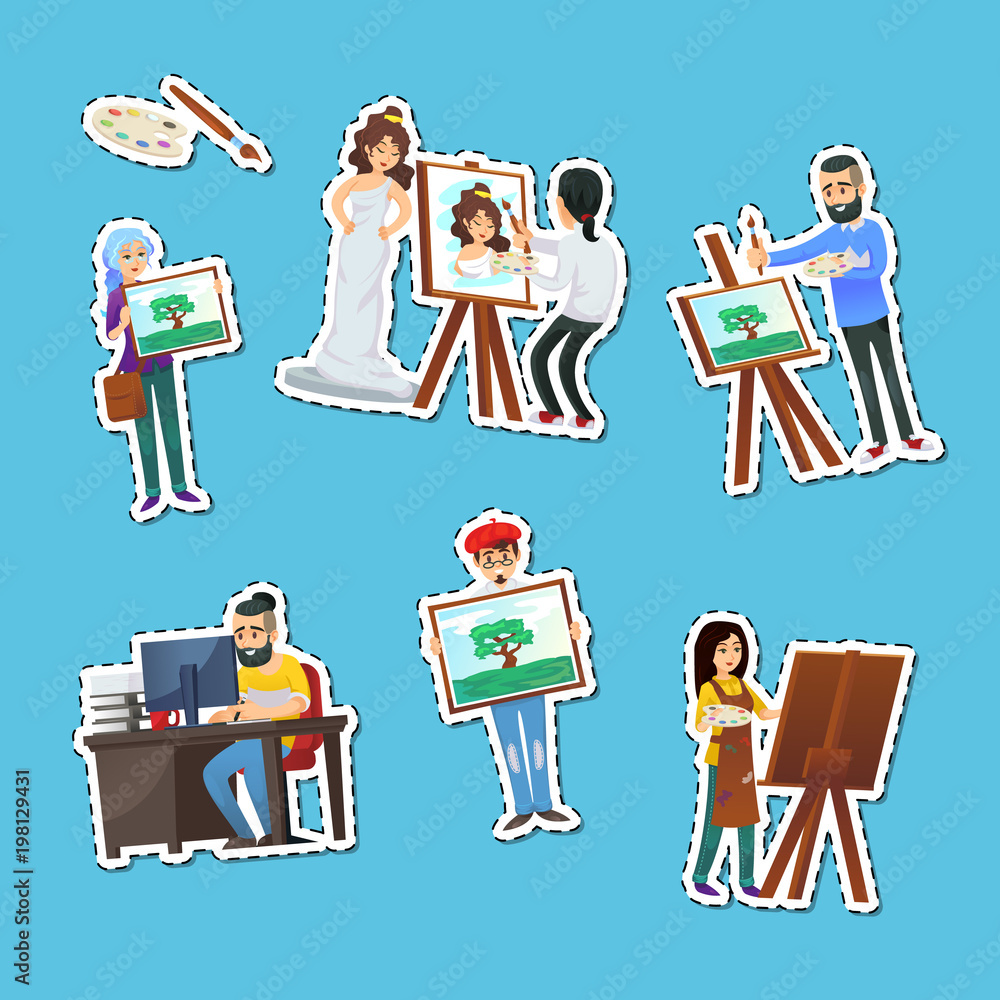 Labeling People Clip Art
